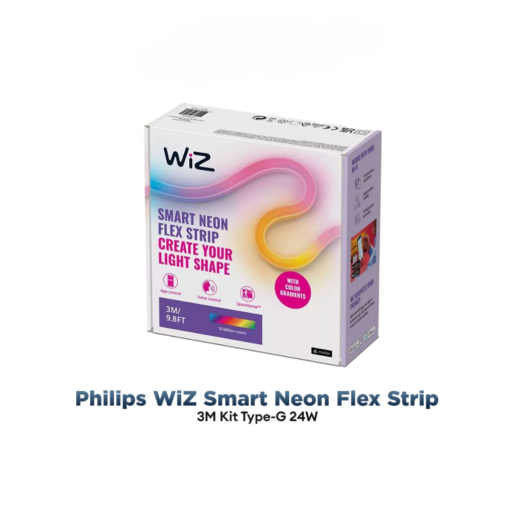 Philips WiZ Smart Light Neon Flex Strip 3M Kit Type-G 24W – ALL IT Hypermarket
