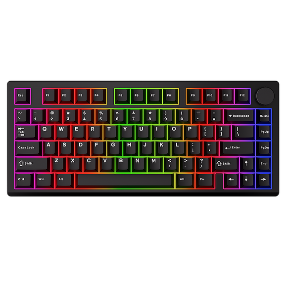 TECWARE Alloy 75 Wireless RGB Gaming Keyboard with Full CNC Aluminum C ...