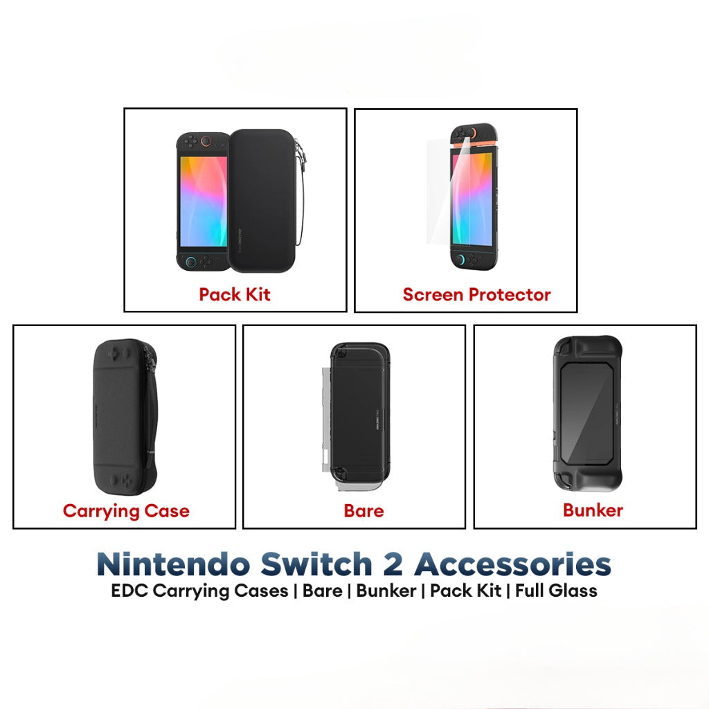 Nintendo Switch 2 Accessories - EDC Carrying Case | Bare | Bunker | Pa ...