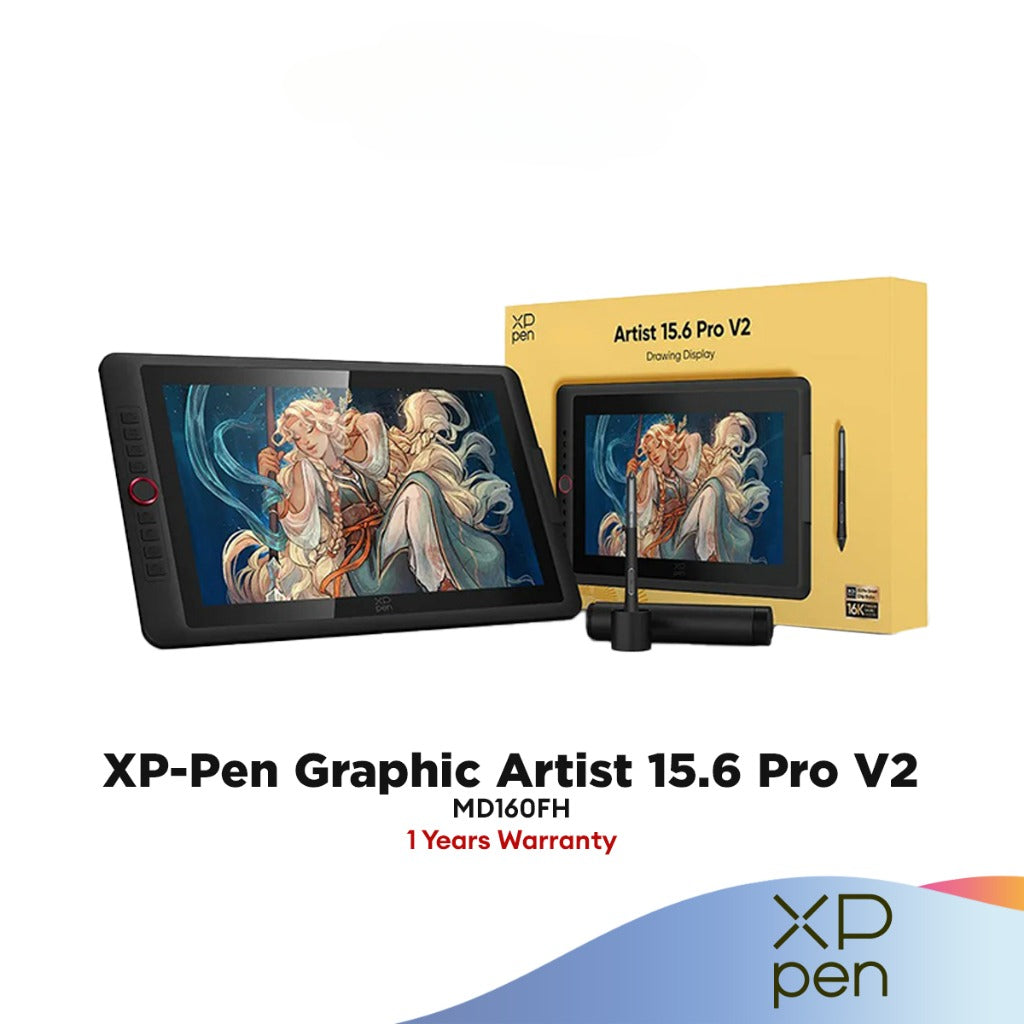 XP-Pen Graphic Artist 15.6 Pro V2 Drawing Tablet | Student & Designer ...