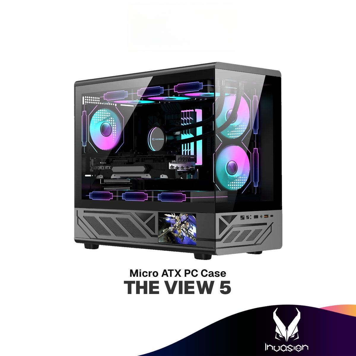 Invasion The View 5 Micro ATX (mATX) Gaming PC Case – ALL IT Hypermarket