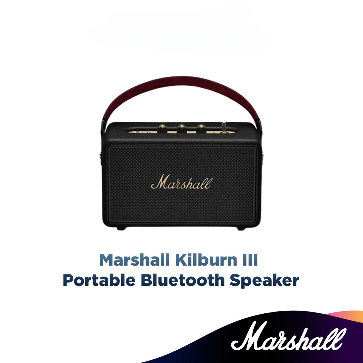 Marshall Kilburn III Portable Bluetooth Speaker | Kilburn 3 | Wireless ...