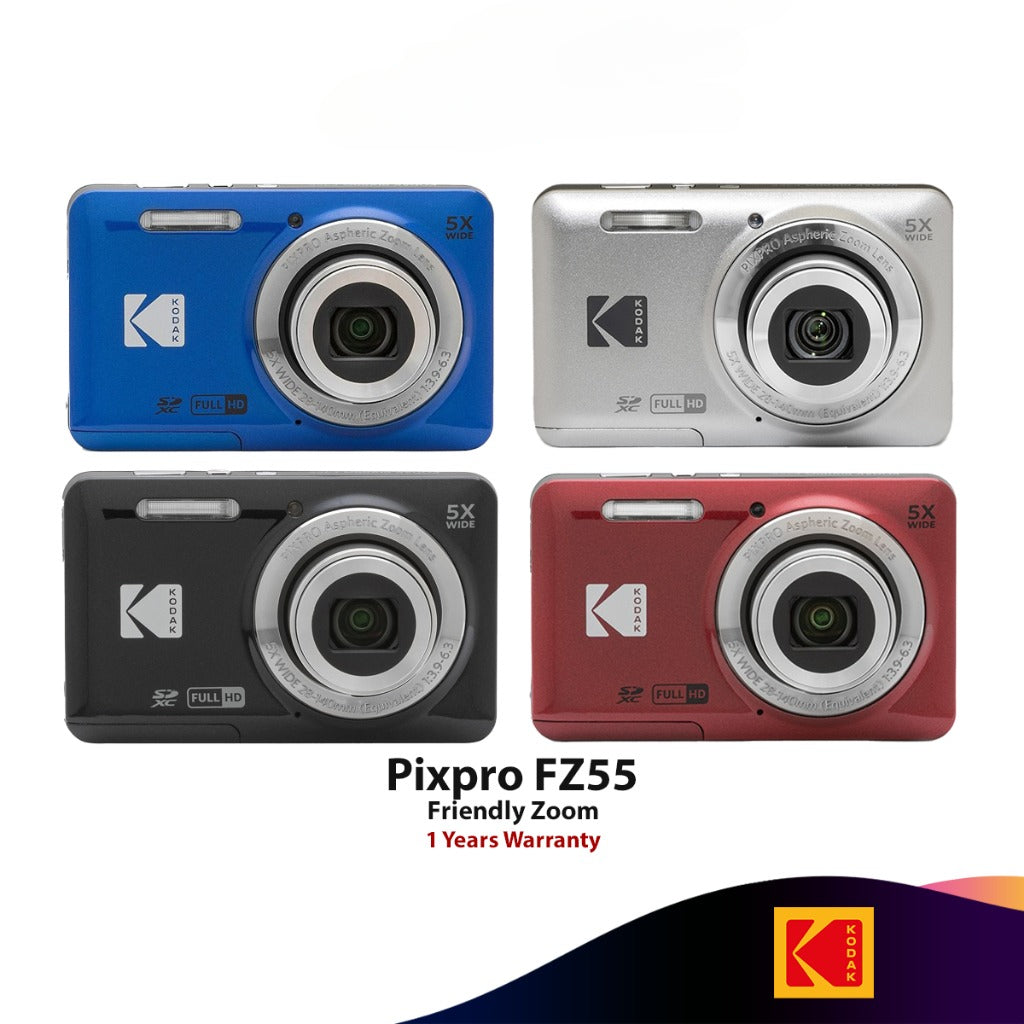 Kodak Pixpro FZ55 DIgital Camera [5x Optical Zoom | 16MP CMOS Sensor ...