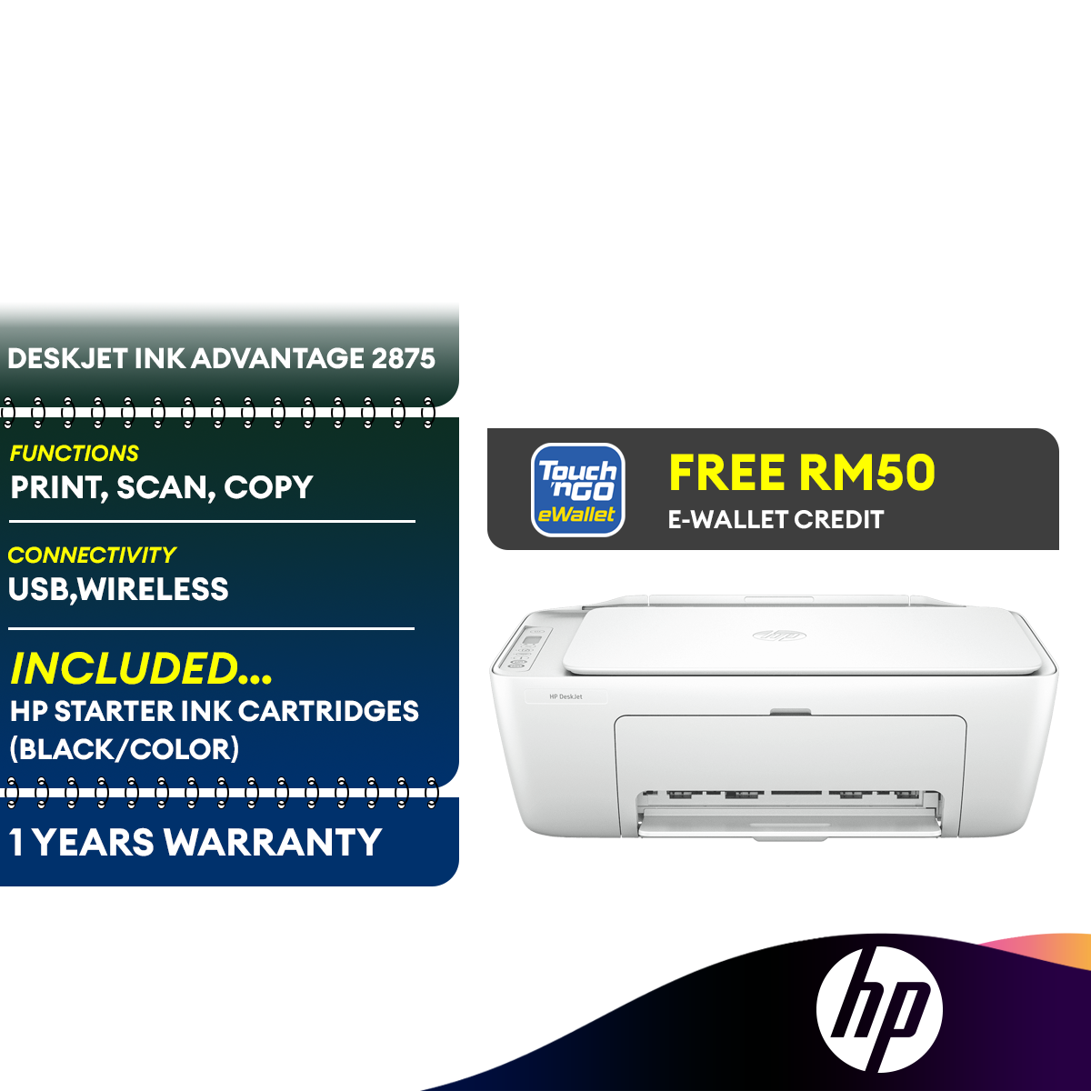 HP 2776 / HP 2777 / HP 2778 / HP 2875 Deskjet Ink Advantage Wireless A ...