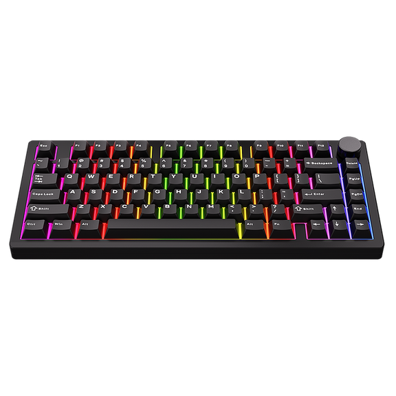 TECWARE Alloy 75 Wireless RGB Gaming Keyboard with Full CNC Aluminum C ...