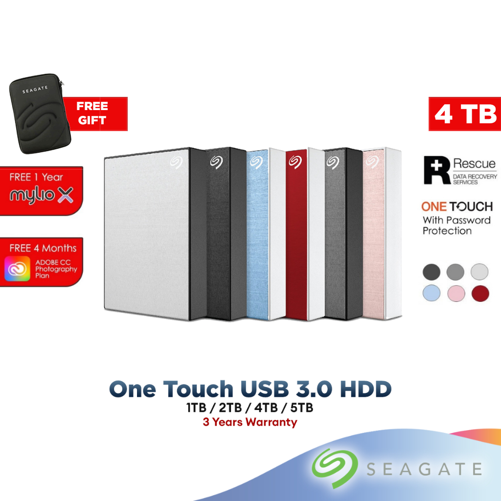 Seagate 4TB One Touch USB 3.0 Portable Hard Drive – ALL IT Hypermarket