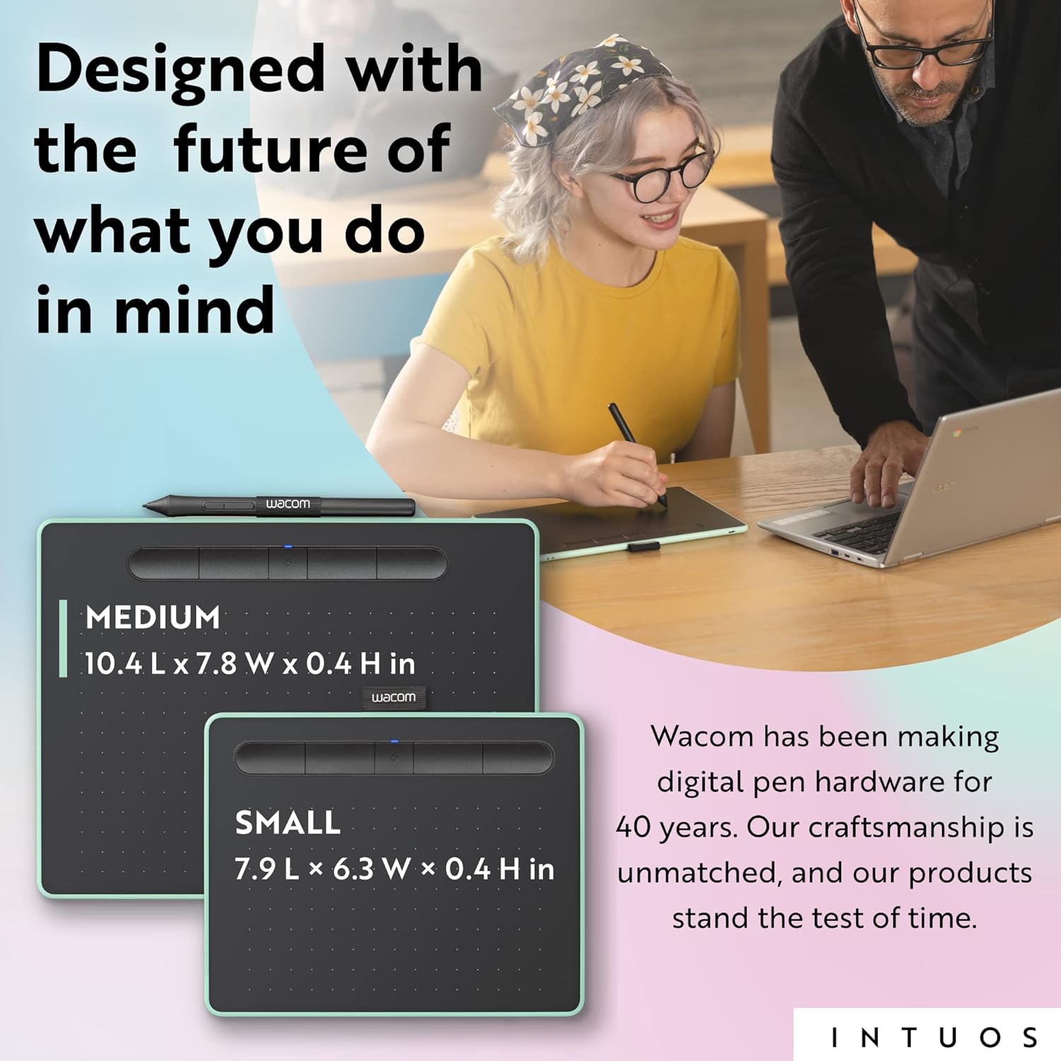 Wacom Intuos Small / Medium Bluetooth Wireless Tablet (CTL-6100WL/CTL ...