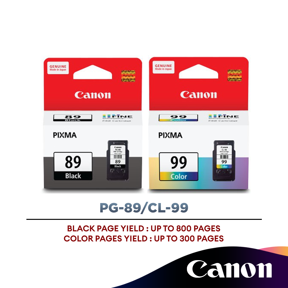 Canon PG-89/ CL-99 Ink Cartridge (Black/Color) – ALL IT Hypermarket