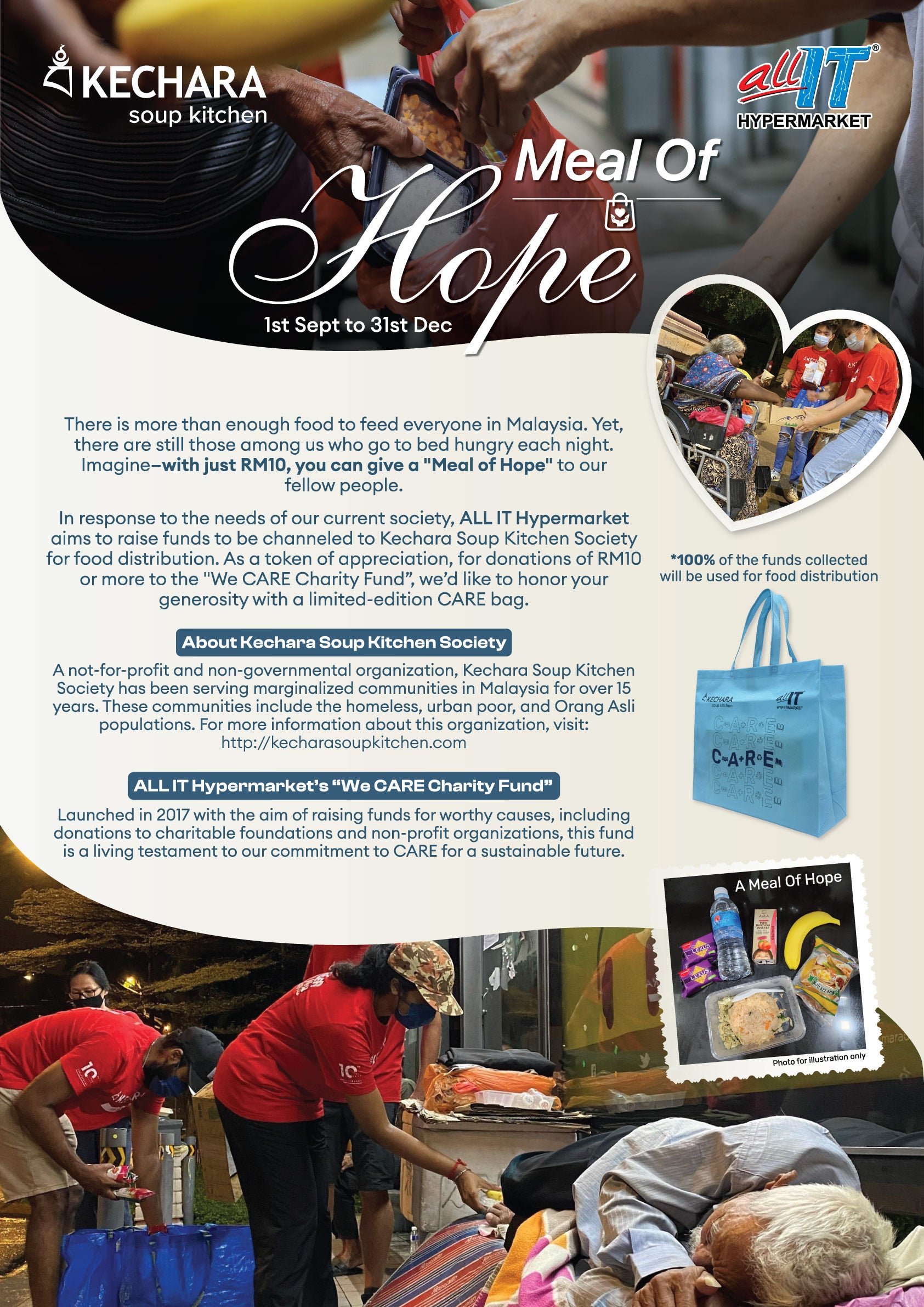 ALL IT CSR x Kechara - Meal Of Hope 2024 – ALL IT Hypermarket