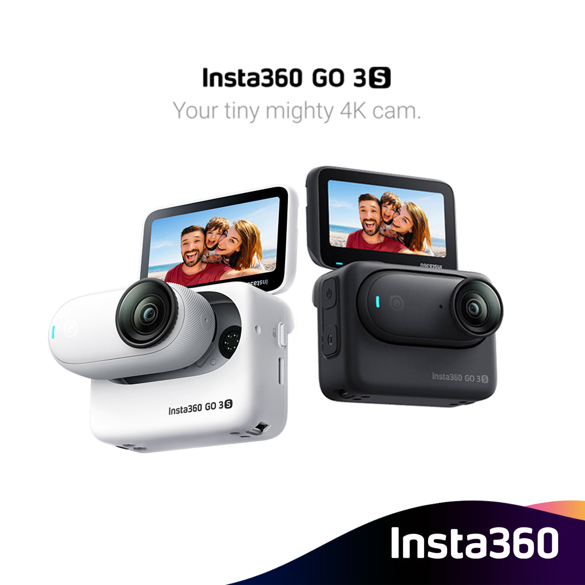 Insta360 GO 3S - The 4K Tiny Mighty Portable Vlogging Action Cam 4K Vi ...