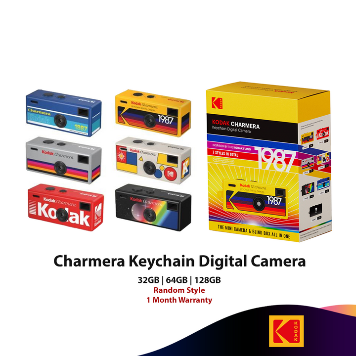 Kodak Charmera Key-Chain Camera Digital (Blind Box) Random Style – ALL ...