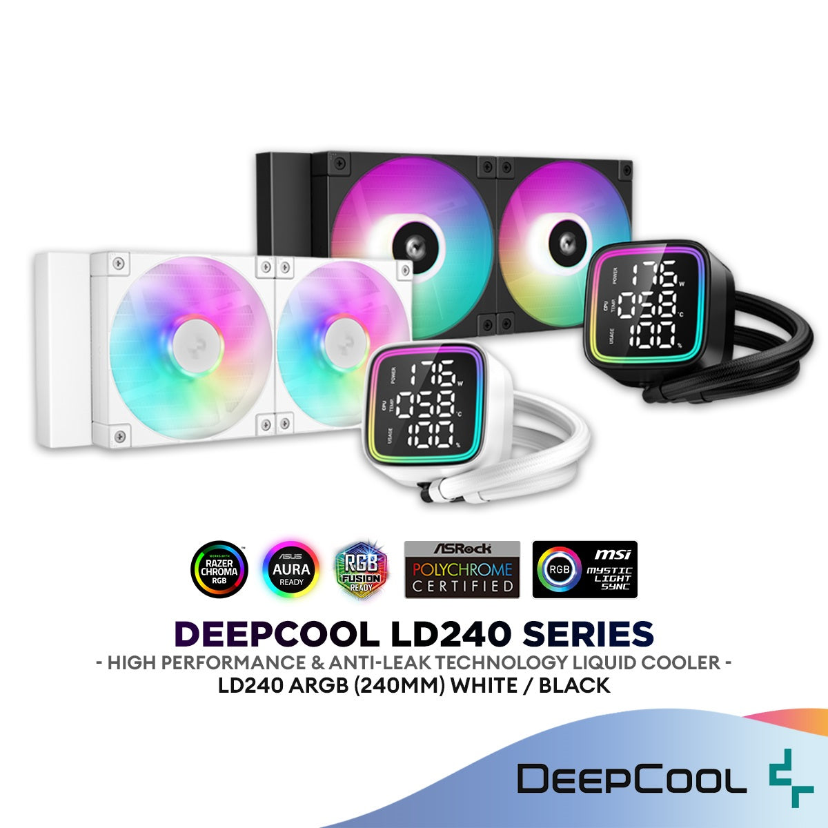 DeepCool LD240 ARGB High-Performance 240mm Digital AiO CPU Cooler | In ...