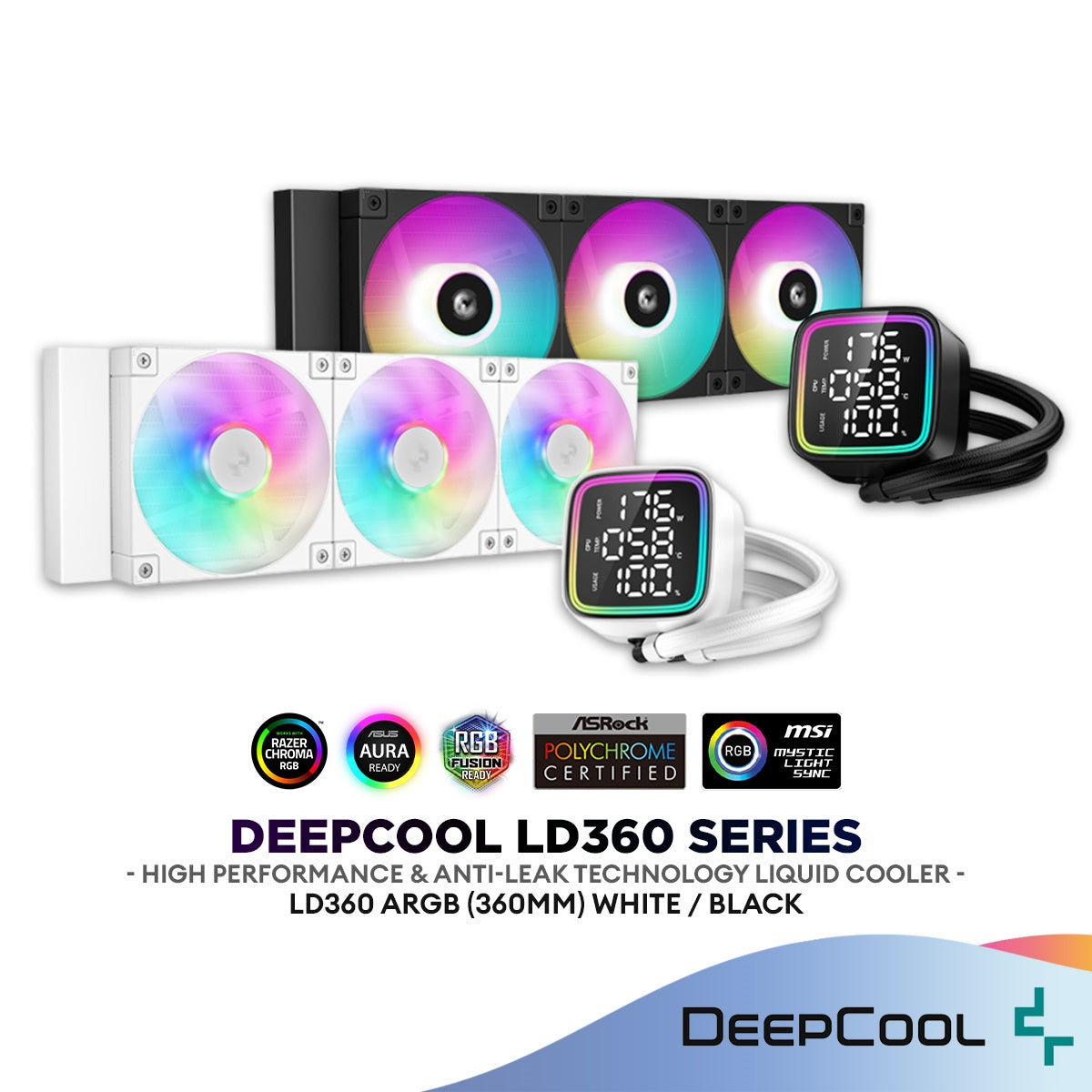 DeepCool LD360 ARGB High-Performance 360mm Digital AiO CPU Cooler | In ...