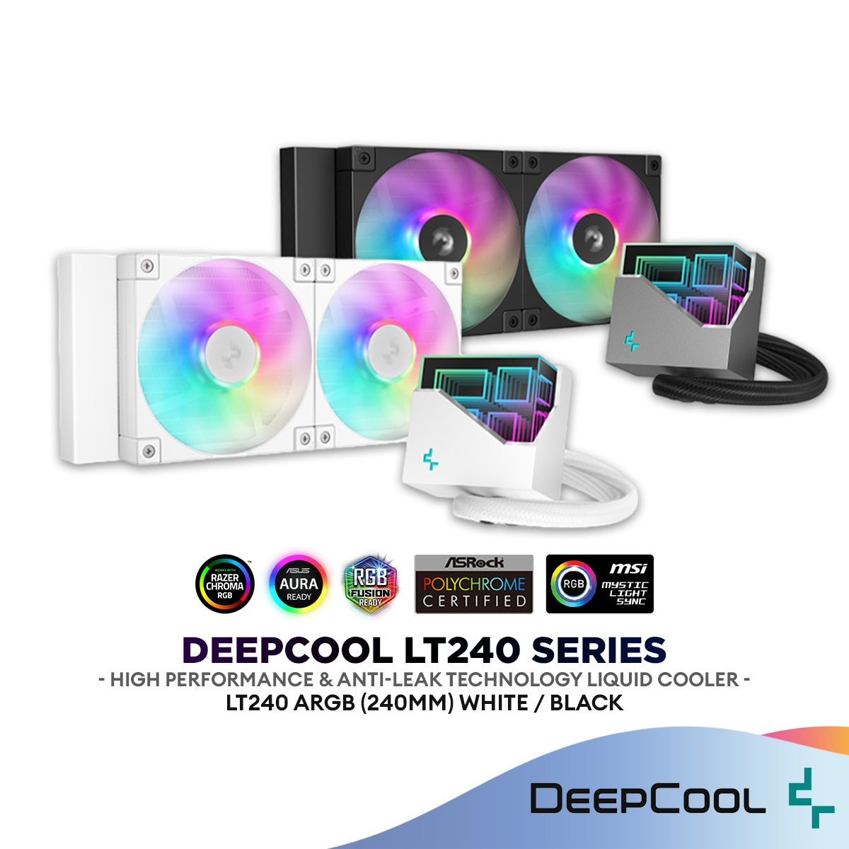 DeepCool LT240 ARGB High-Performance 240mm AiO CPU Cooler | Intel & AM ...