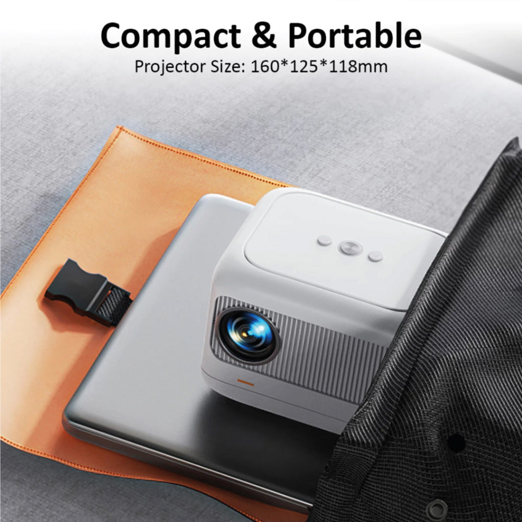 Yaber Mini L1 LCD Projectors 1080P Full HD Bluetooth 4.2 Wi-Fi 6 Smart ...