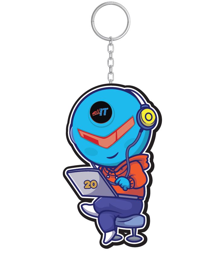 ALL IT Keychain - Mr.Byte – ALL IT Hypermarket