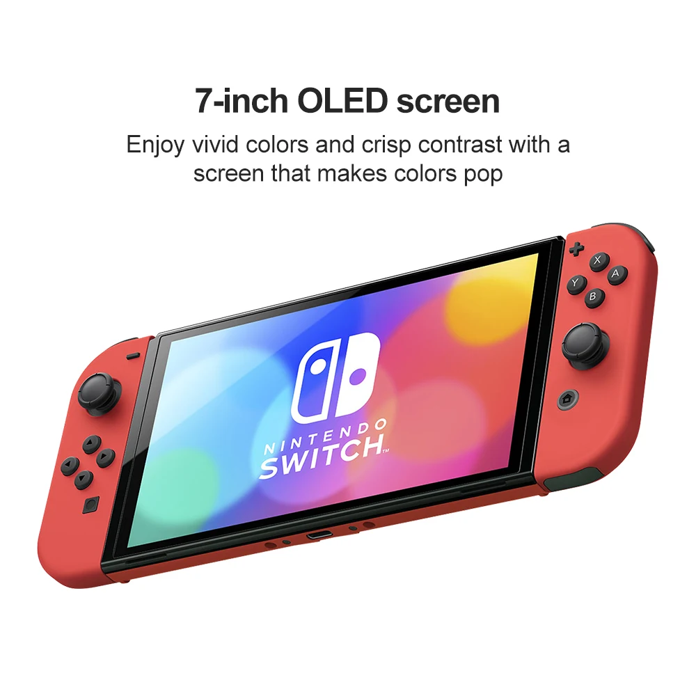 Nintendo Switch OLED Mario Red Edition / White / Neon Red Blue Console ...