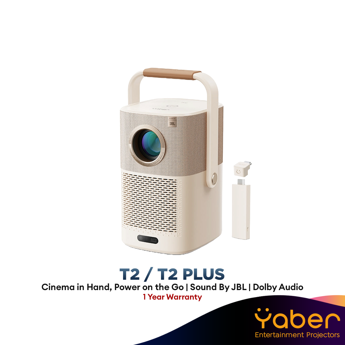 Yaber T2 / Yaber T2 Plus Projector | T1080P FHD | 450 ANSI Lumens | JB ...
