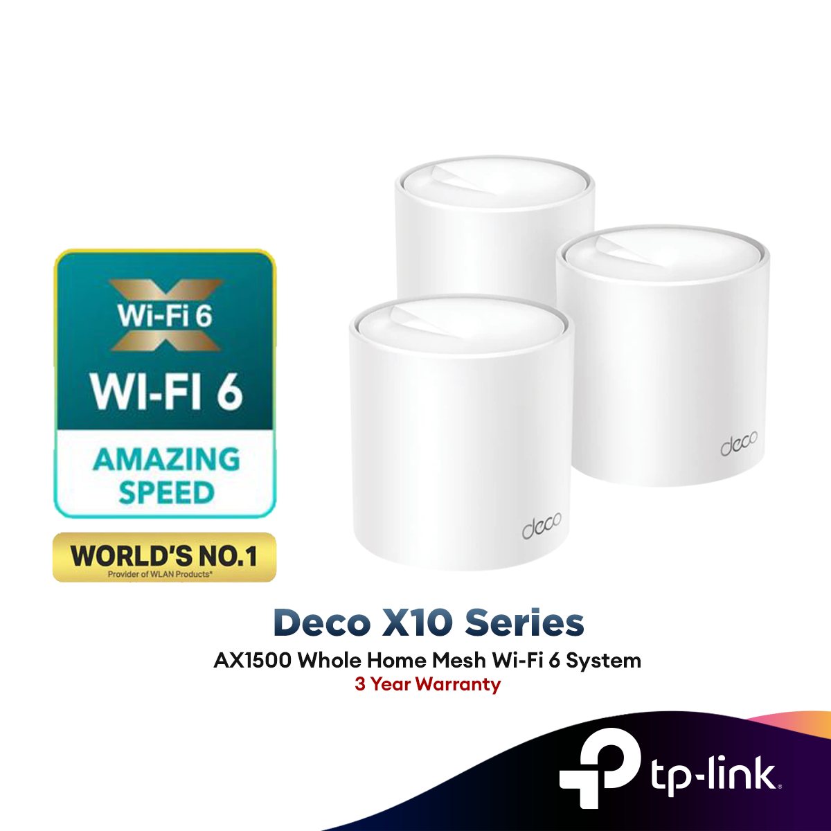 TP-Link Deco X10-4G / TP-Link Deco X10 AX1500 WiFi 6 Wireless Whole Ho ...