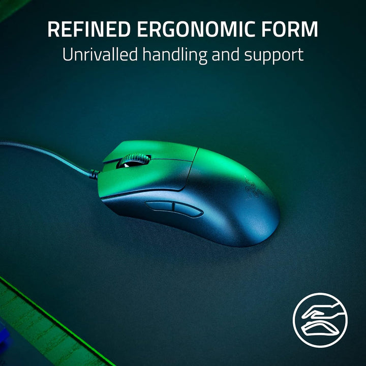 Razer DeathAdder V3 Ultra-lightweight Ergonomic Esports Wired Gaming M ...