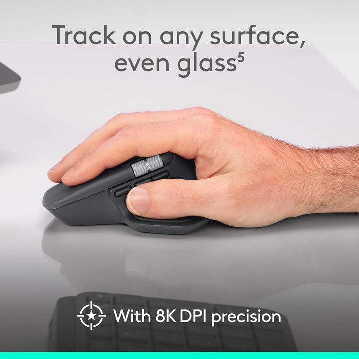 Logitech MX Master 4 High Performance Ergonomic Wireless Mouse with Ha ...