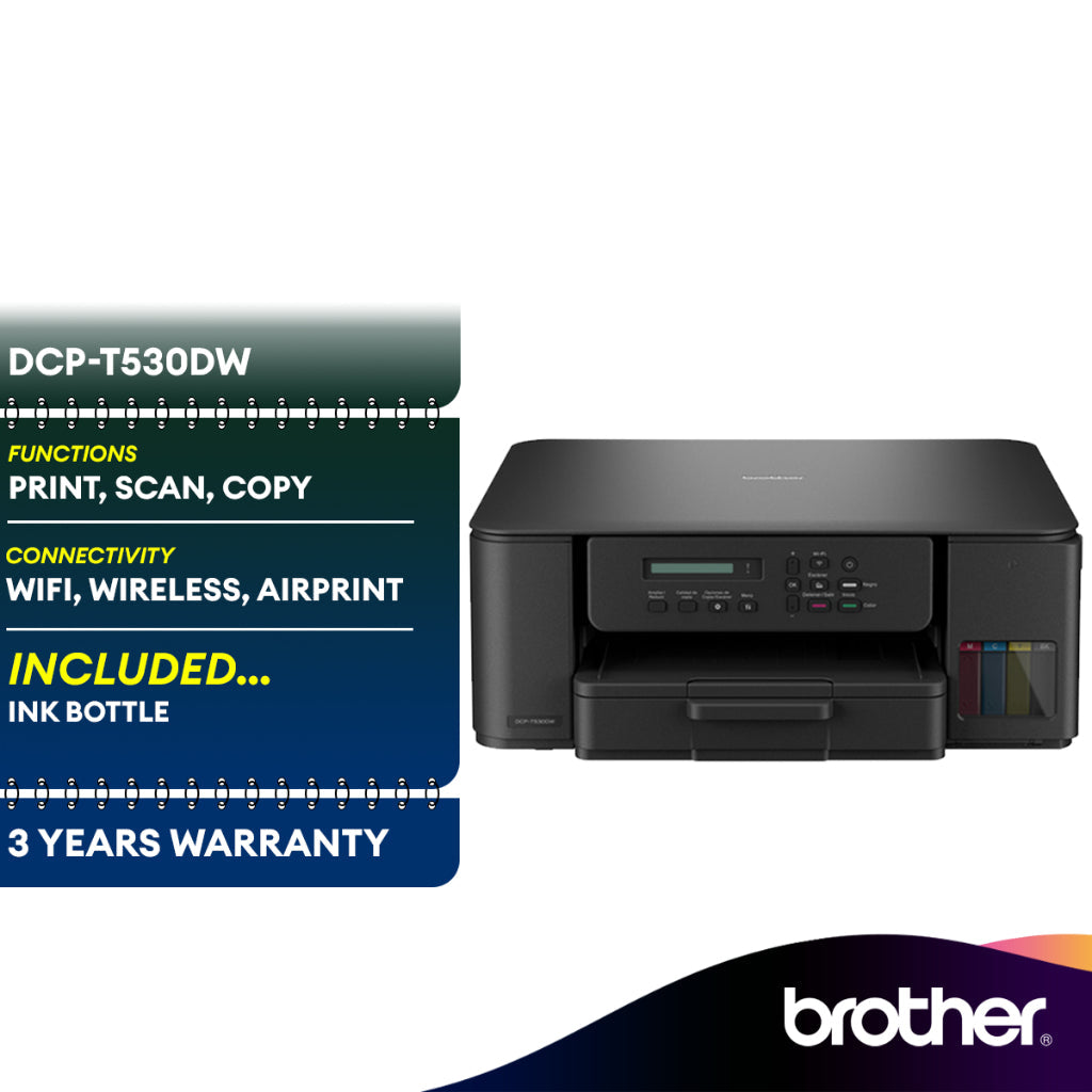 Brother AIO DCP-T530DW / Brother DCP-T520W A4 3-in-1 Wireless Inkjet P – ALL IT Hypermarket