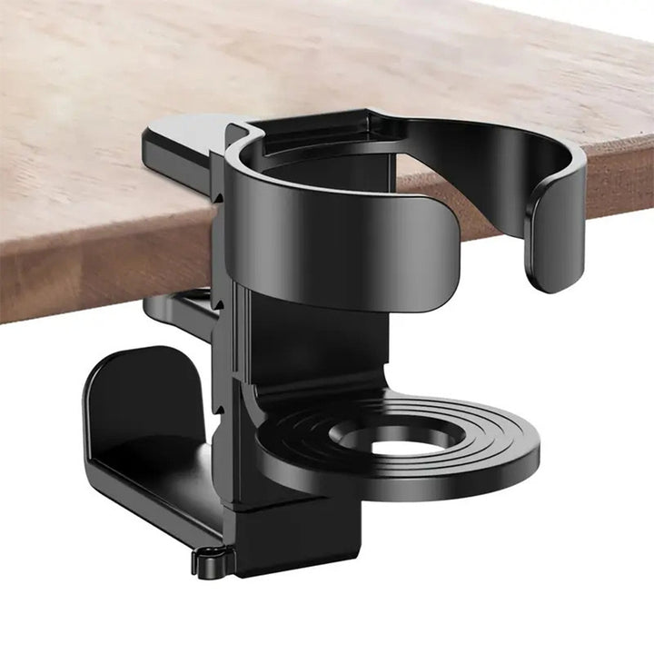 TECHGO HPS03-1 2-in-1 Rotable Headset Hanger With Cup Holder Clip Desk ...