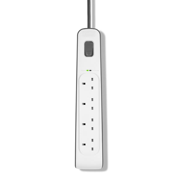 Belkin BSV400af2M-MY 4-Outlet Surge Protection Strip,2M - (SINGLE x 1u ...