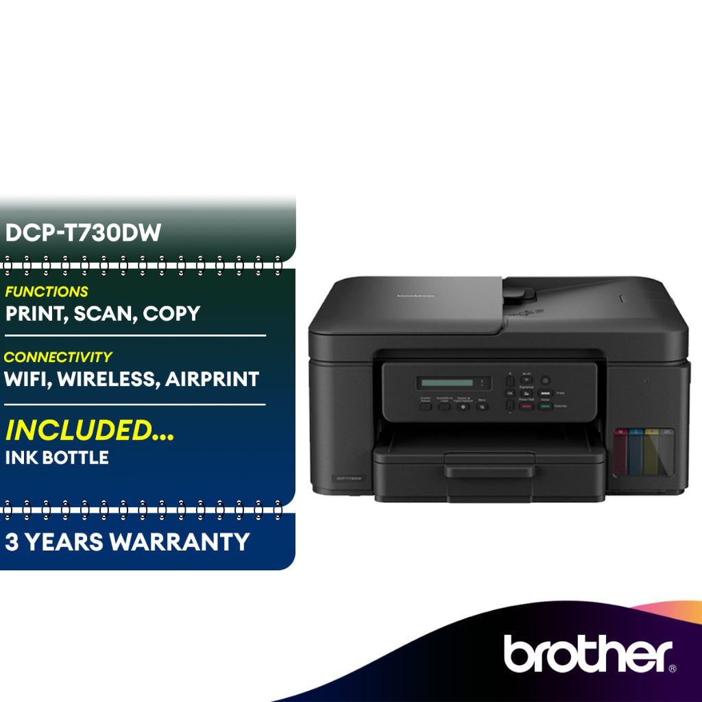 Brother AIO DCP-T730DW / DCP-T720DW / MFC-T920DW All-in-One Wireless I ...