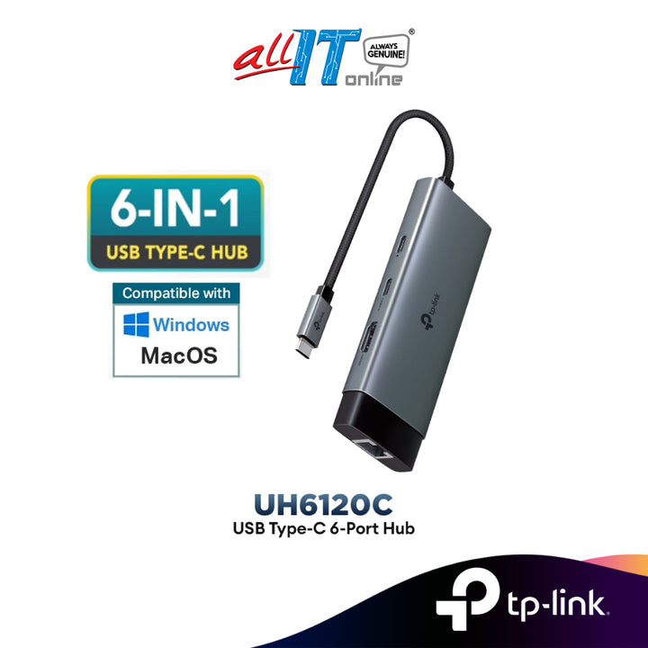 TP-Link UH6120C USB Type-C 6-Port Hub | UH9120C USB Type-C 9-Port Hub ...