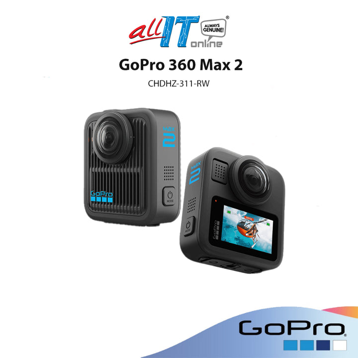 GoPro 360 Max 2 (CHDHZ-311-RW) [360° Audio Capture/8K 360° Video/Wi-Fi ...