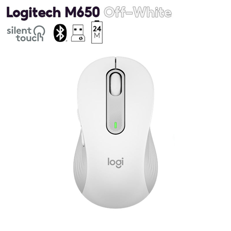 Logitech Signature M650 / M650 L Wireless Mouse | Silent Touch | Bluet ...