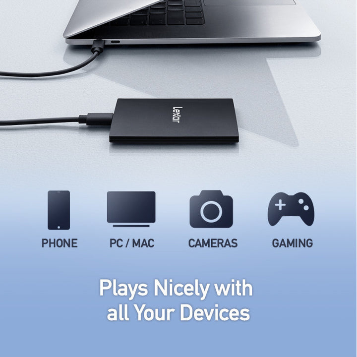 Lexar SL500 Type-C Portable SSD 2000MB/s USB 3.2 Gen 2x2 for Mobile ...