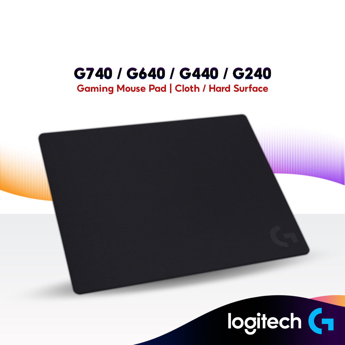 Logitech Gaming Mouse Pad with Cloth / Hard Surface Material - G740 ...