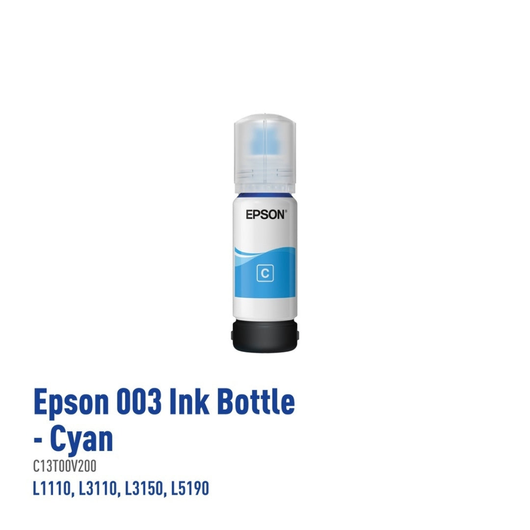 Epson 003 Ink Cartridge (Black/Cyan/Magenta/Yellow) (V100/V200/V300/V4 ...