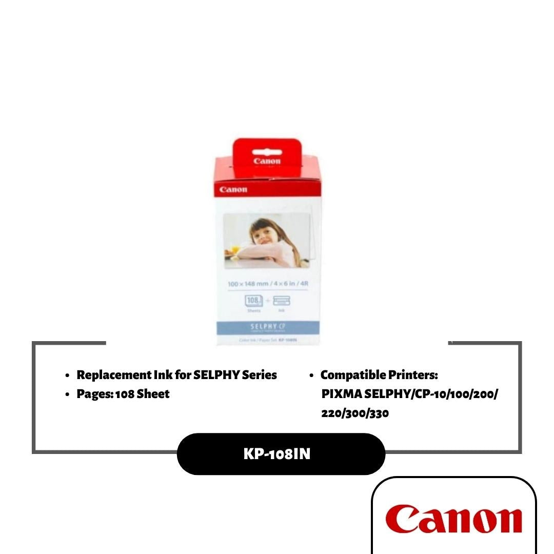 Canon KP-108IN Selphy Ink Cartridge – ALL IT Hypermarket