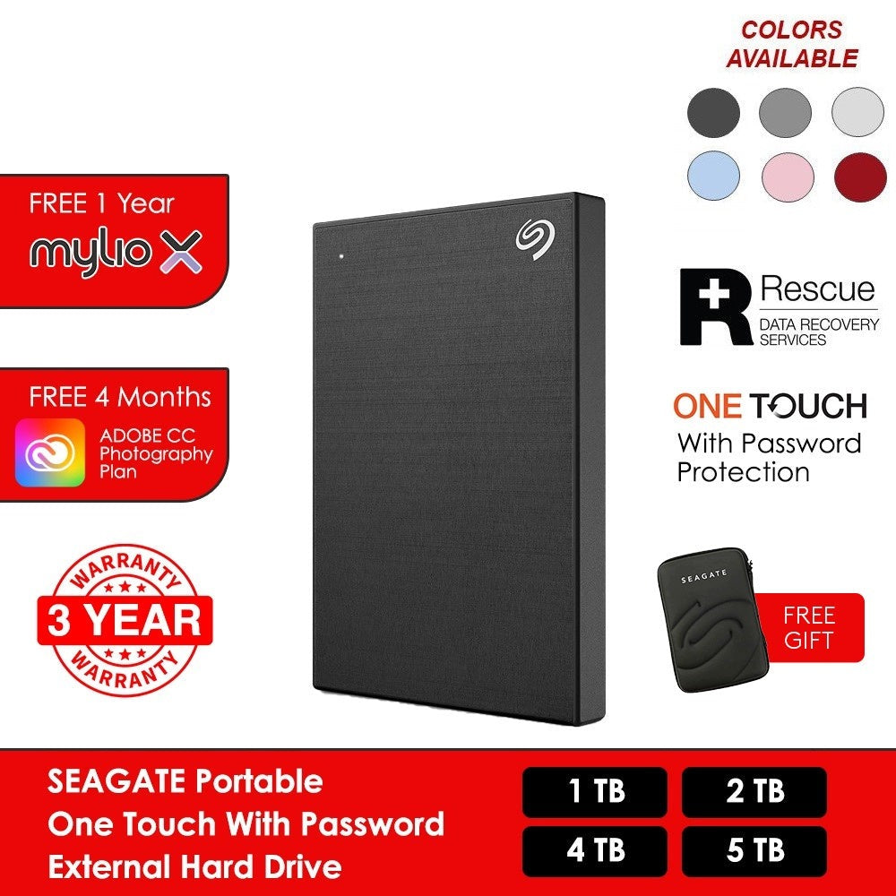 Seagate 5TB One Touch USB 3.0 Portable Hard Drive – ALL IT Hypermarket
