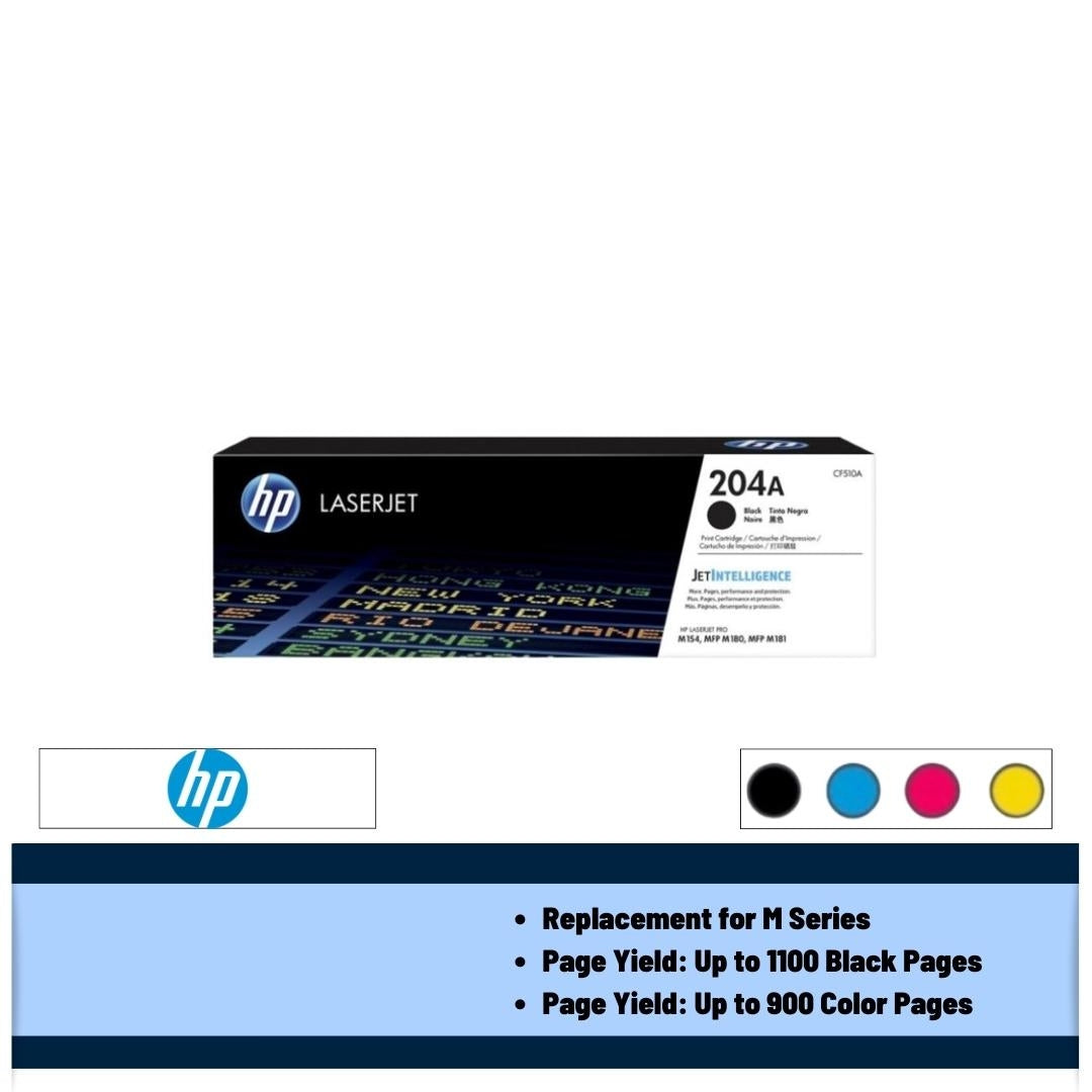 HP 204A Toner Cartridge (Black/Cyan/Magenta/Yellow) – ALL IT Hypermarket