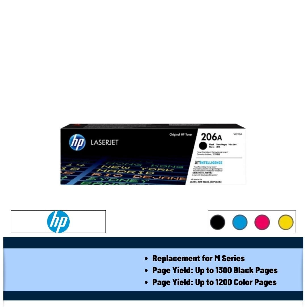 HP 206A Toner Cartridge (Black/Cyan/Magenta/Yellow) – ALL IT Hypermarket