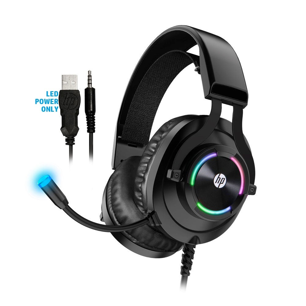 HP H360 Gaming Headphone/Headset With Microphone LED Light – ALL IT ...