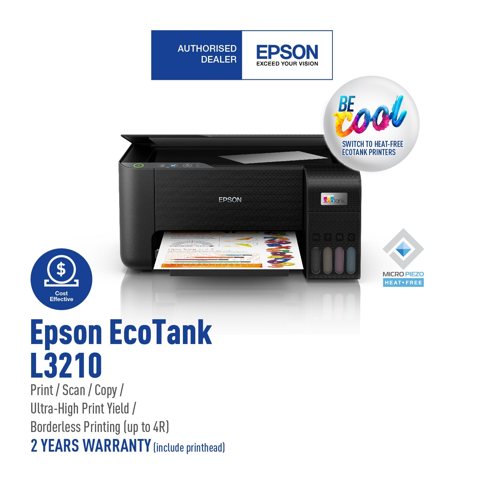 Epson EcoTank L3210 A4 All-in-One Ink Tank Printer – ALL IT Hypermarket