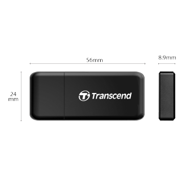 Transcend USB 3.1 All-in-One SDHC Gen 1 Card Readers (TS-RDF5K) (Black ...