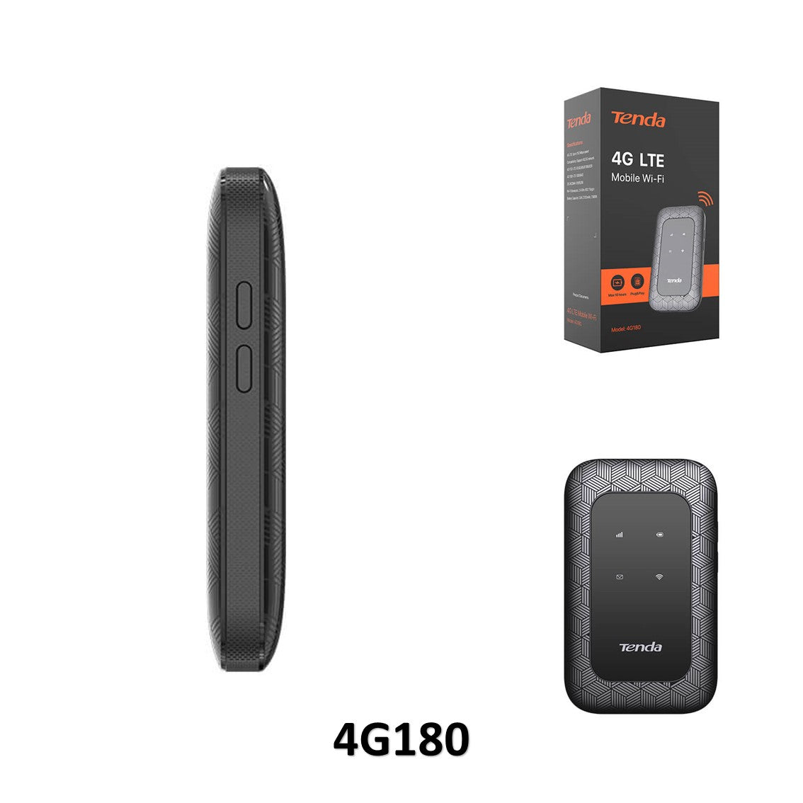 Tenda 4G185 (LCD) / 4G180 4G LTE-Advanced 150Mbps Pocket Wi-Fi Mobile ...