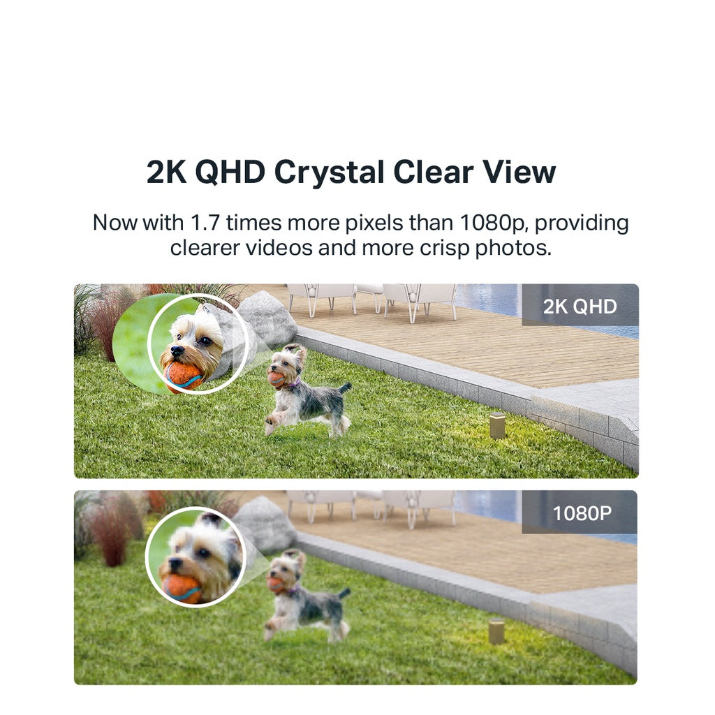 TP-Link Tapo C420S2 2K QHD Battery Operated Rechargeable IP65 Outdoor ...